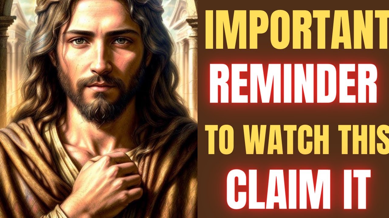 🔴Important to Remind this | God's Message Today | God Message For You ...