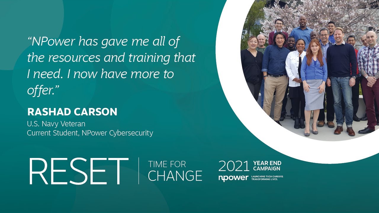 NPower | RESET: Time for Change - Serving Those Who Serve - YouTube