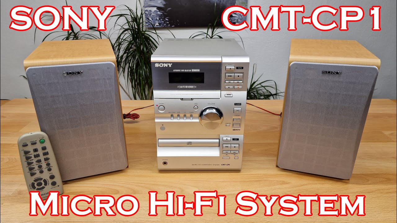 Sony CMT-CP1 Micro Hi-Fi Component System - 360 View - YouTube