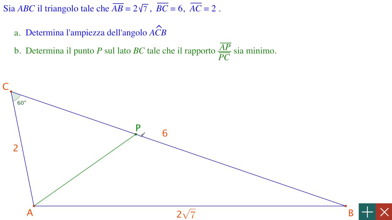 Quinto anno - Problemi di massimo e di minimo - Trigonometria - YouTube