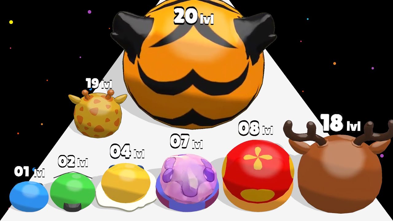 SLIME RUN EVOLUTION 3D - Level Up Slime (Animal Evolution Run) New ...
