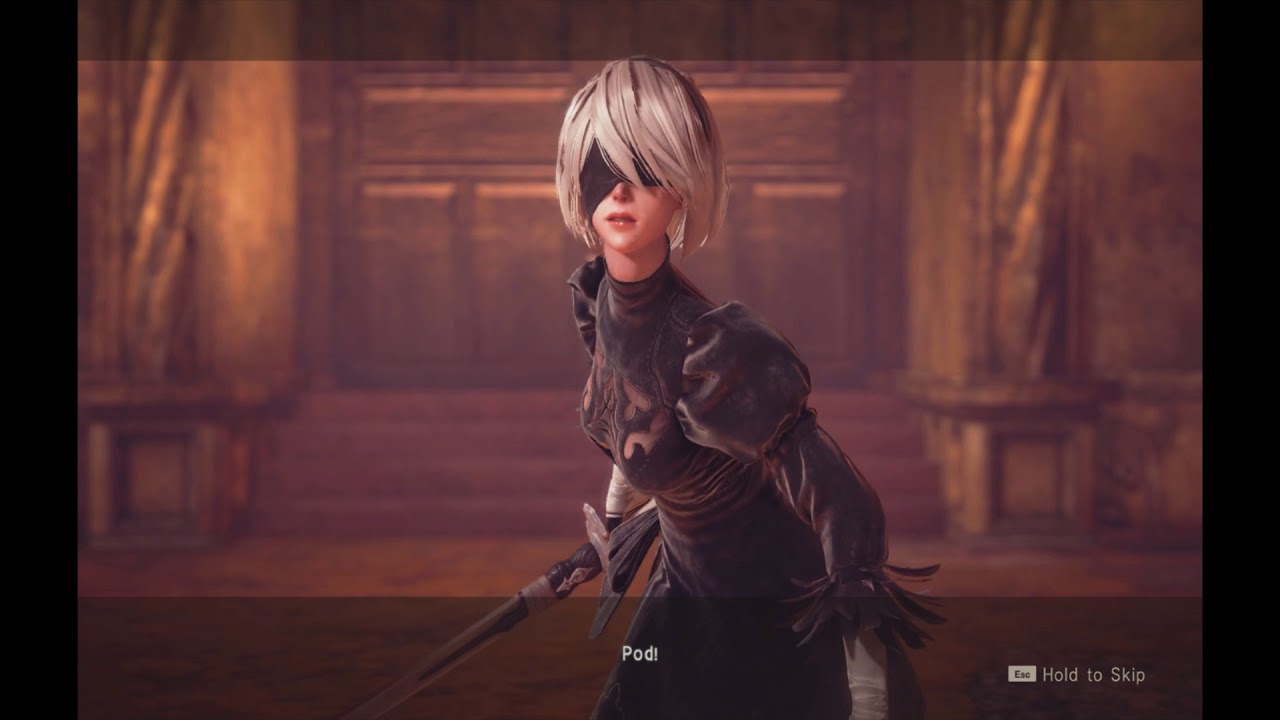 NieR:Automata - Simone Opera Boss Fight (9S) - YouTube
