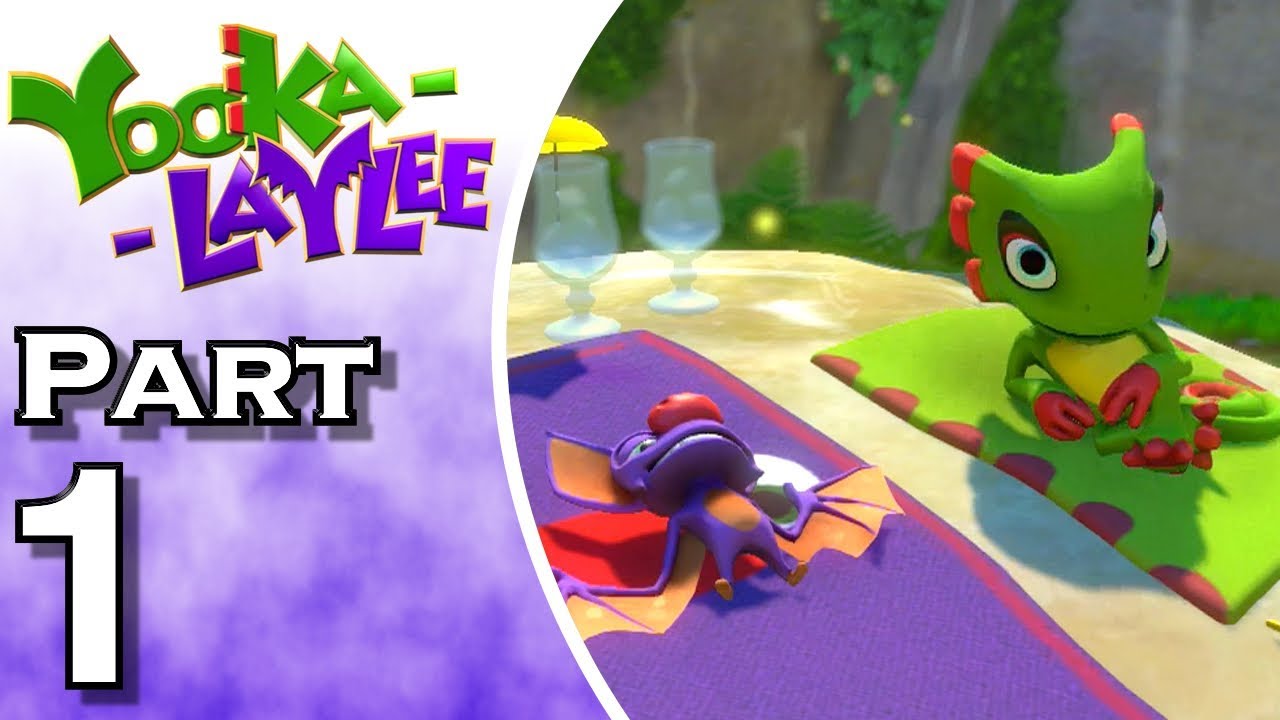 Yooka-Laylee - Gameplay - Walkthrough - Let's Play - PS4 - Part 1 - YouTube