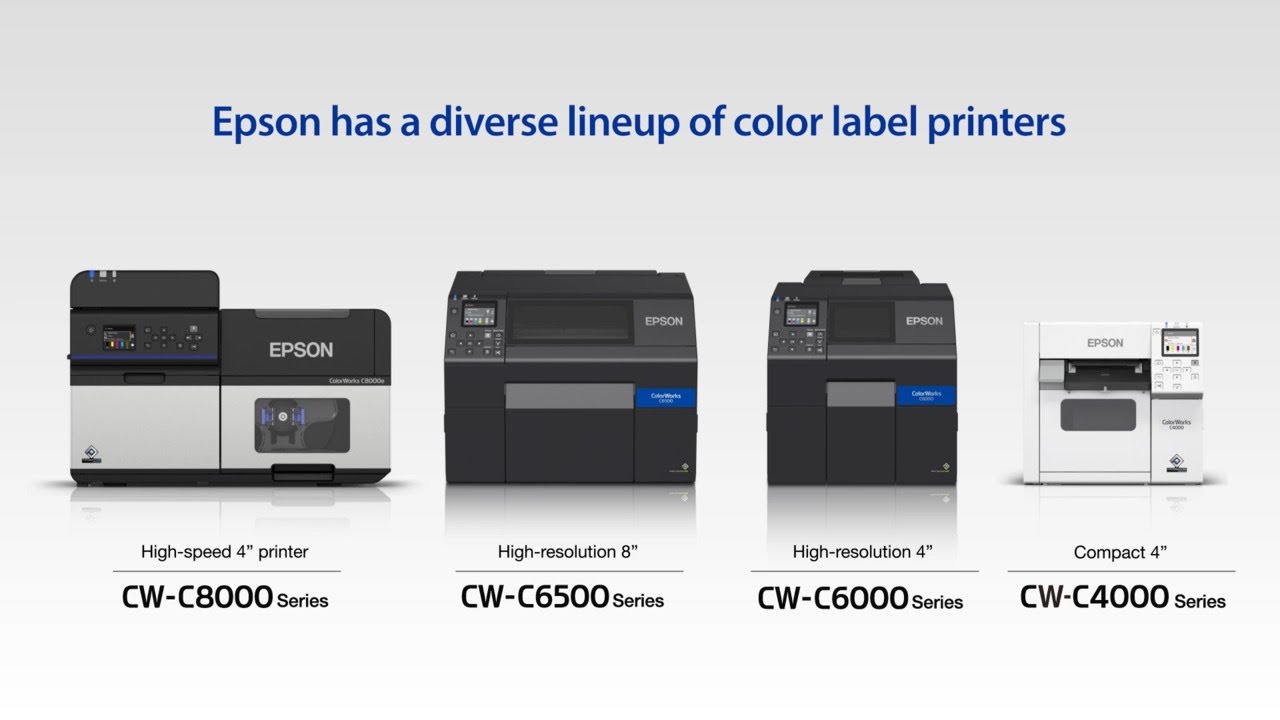 Epson ColorWorks Label Printers | Make Every Label Stand Out - YouTube