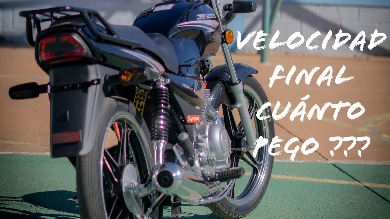 Genesis HJ 125 velocidad final 😎 - YouTube