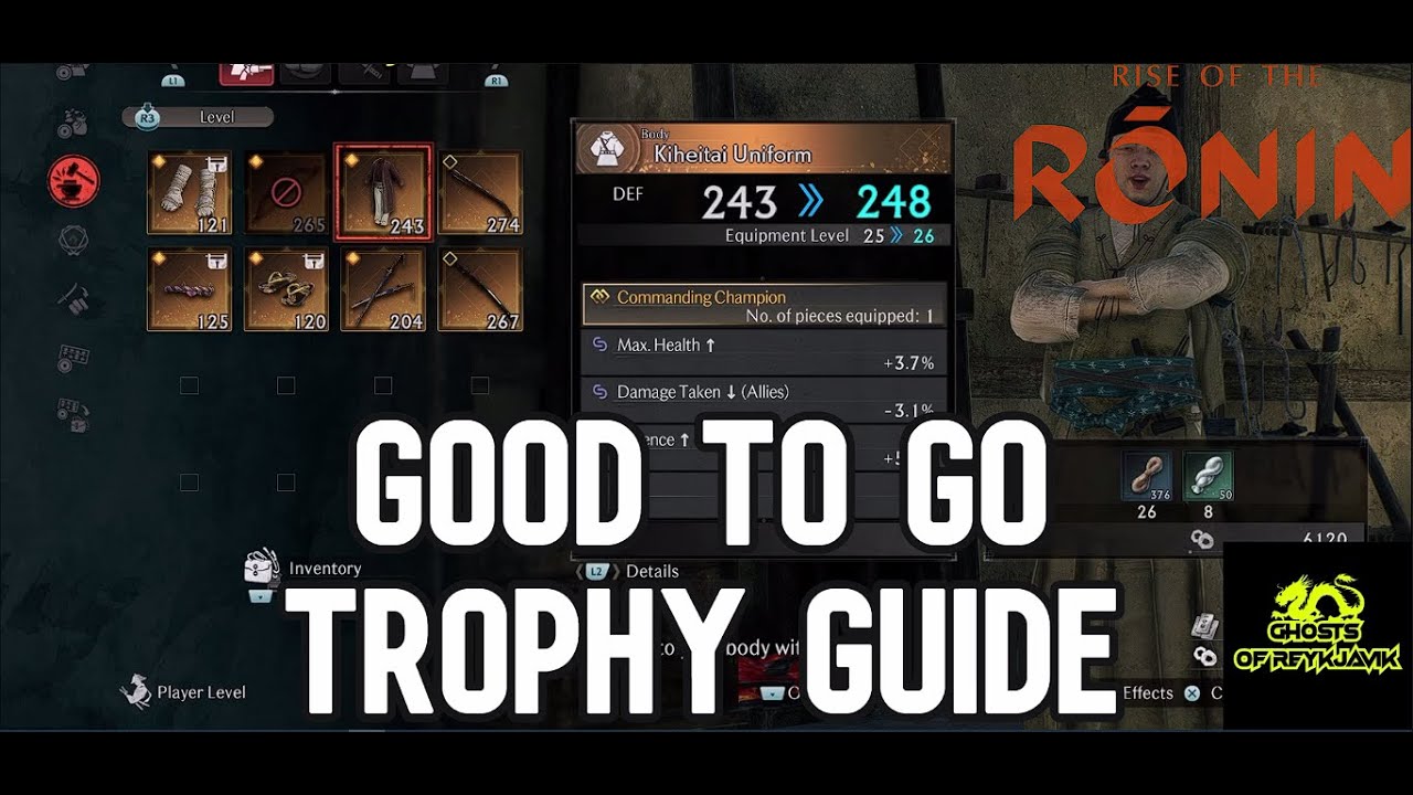 Rise of the Ronin - Good to go Trophy Guide - YouTube