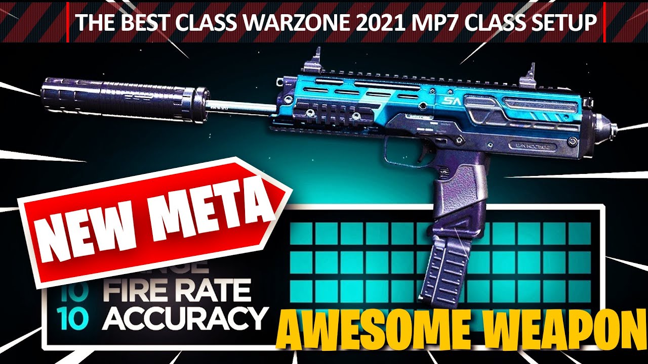 BEST LOADOUT MP7 WARZONE 2021 - YouTube