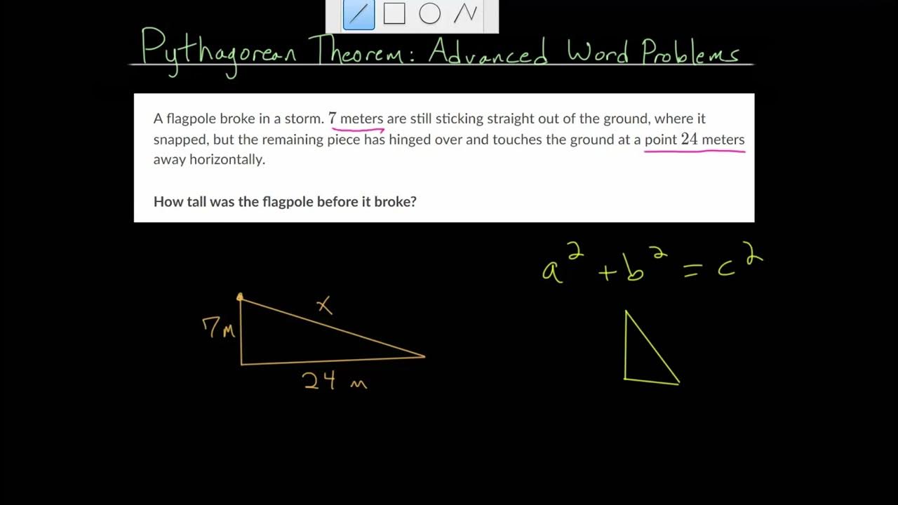 Pythagorean Theorem: Advanced Word Problems - YouTube