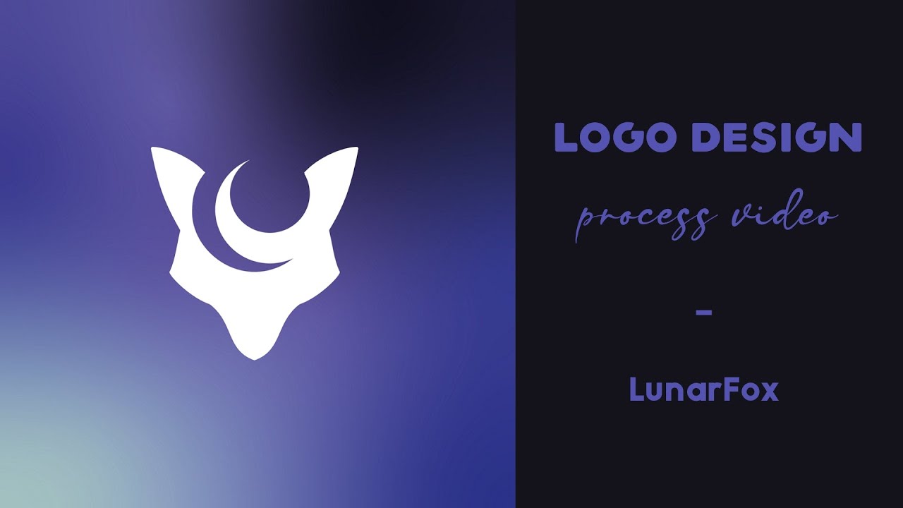LOGO DESIGN | Lunar Fox - YouTube