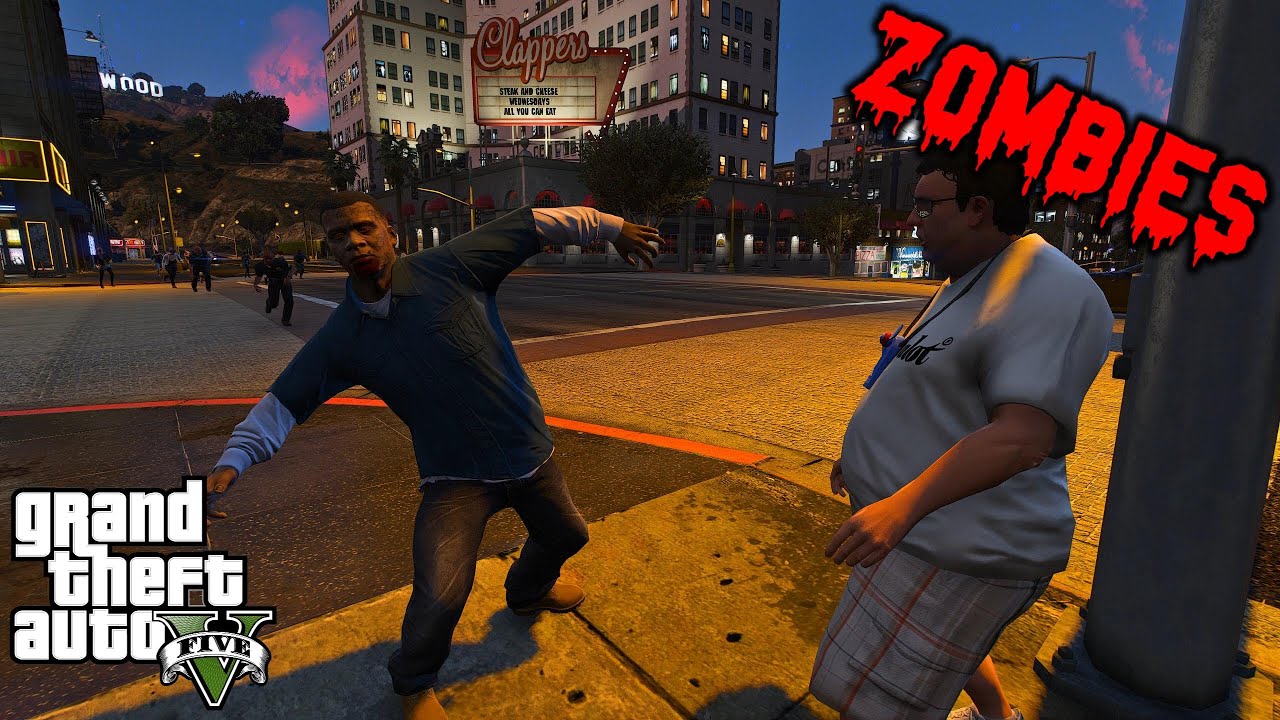 GTA 5 - FRANKLIN Becomes A ZOMBIE || Part 12 || GTA 5 MODS - YouTube