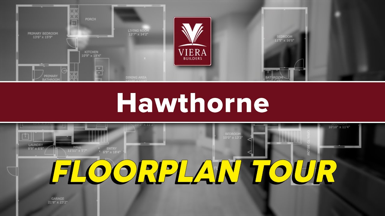 Touring the "Hawthorne" Floor Plan, by Viera Builders (4 Bed/3.5 Bath ...