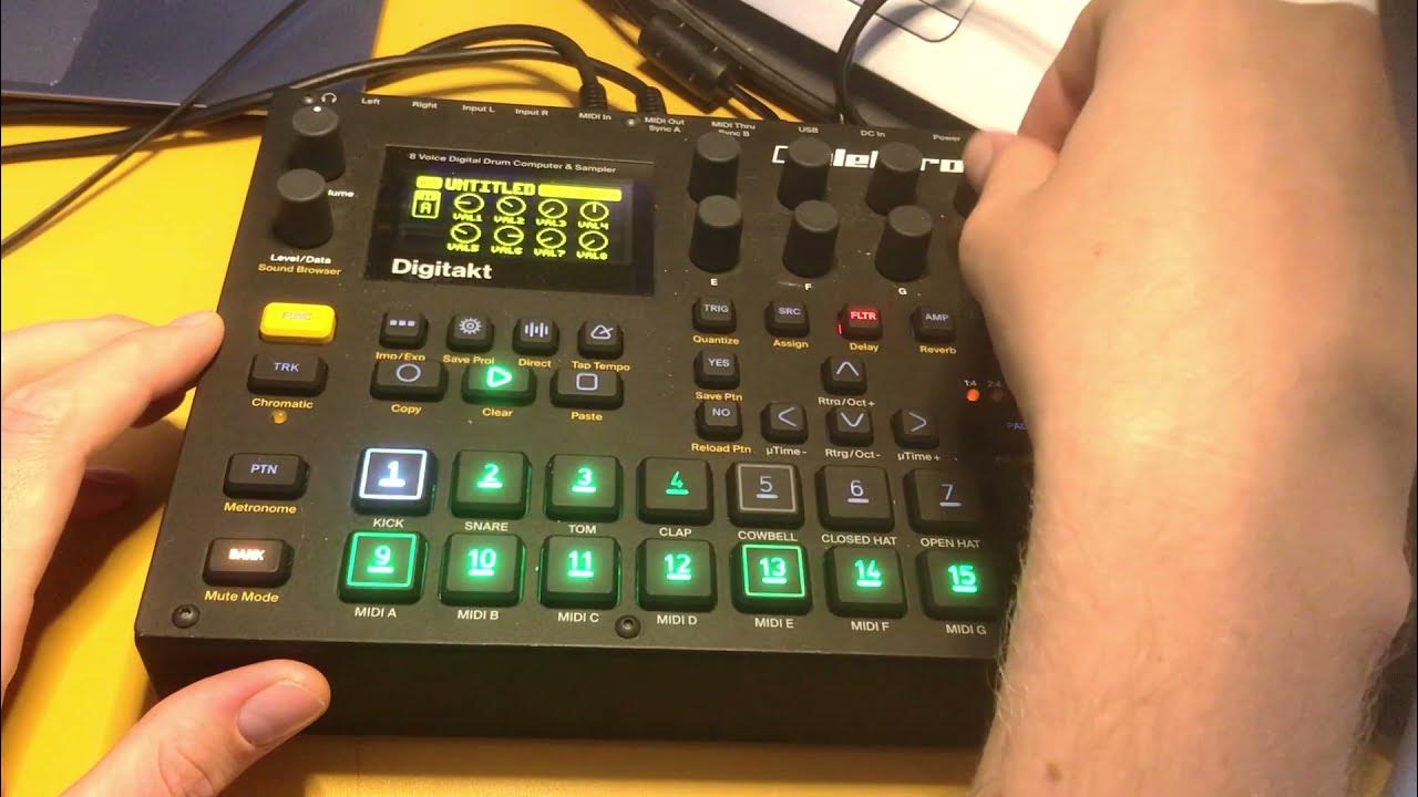 Gloop - Digitakt Midi Loopback - YouTube