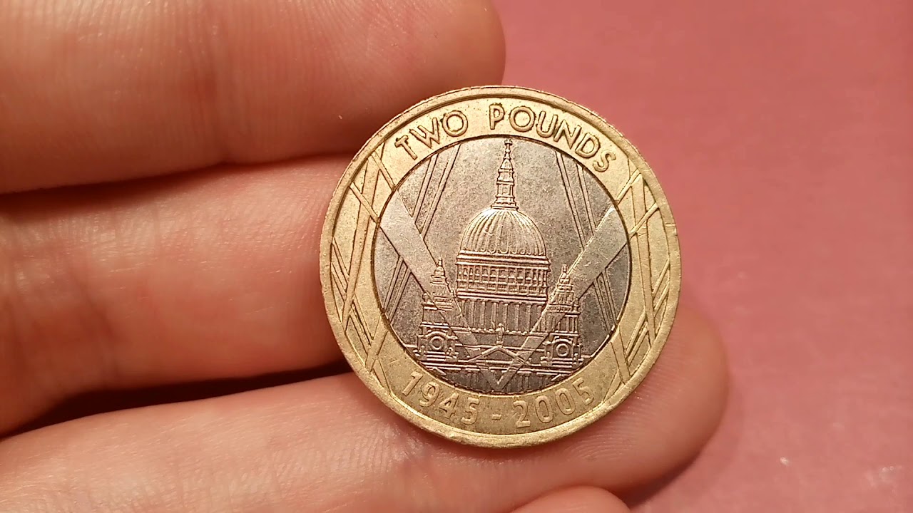 UK 60th Anniversary of WW2 £2 Coin VALUE + REVIEW 1945-2005 - YouTube
