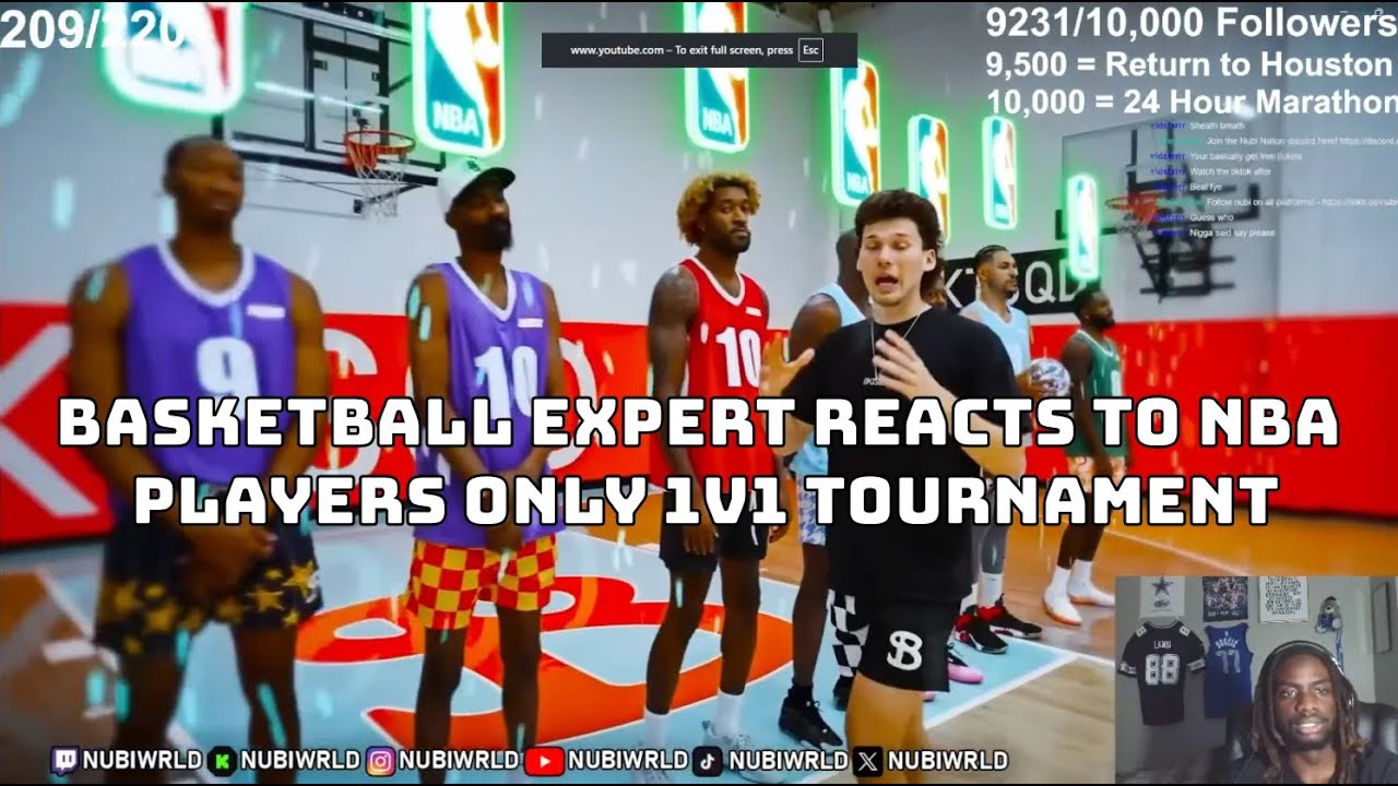 Basketball EXPERT Reacts to NBA Players ONLY 1v1 Tournament! - YouTube