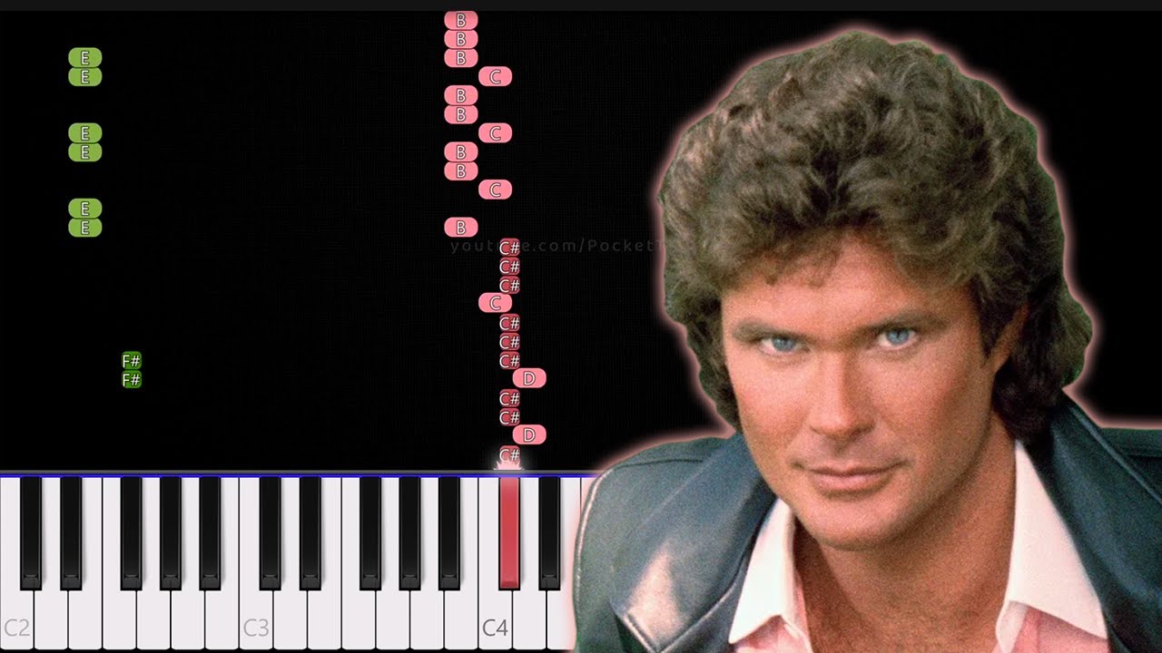 How to Play "Knight Rider Theme" on Piano - YouTube