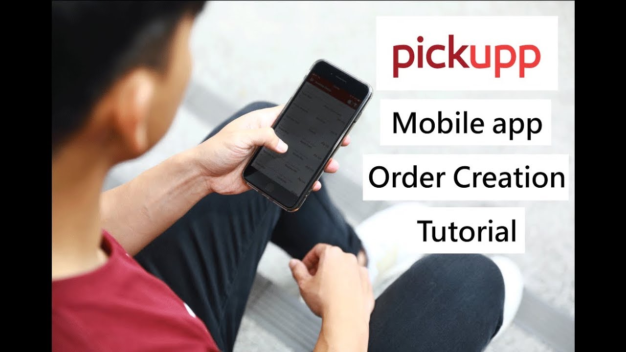 【Pickupp 4-hr Door-to-Door Delivery】Mobile App Order Creation Tutorial - YouTube