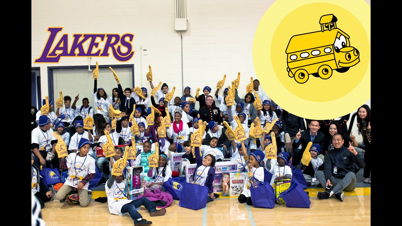 Backstage: Lakers - School on Wheels - YouTube