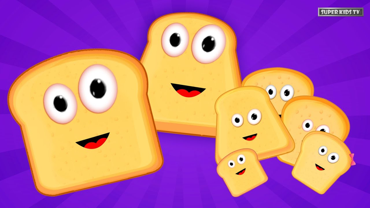 The Finger Family Bread Family Nursery Rhyme | Bread Finger Family ...
