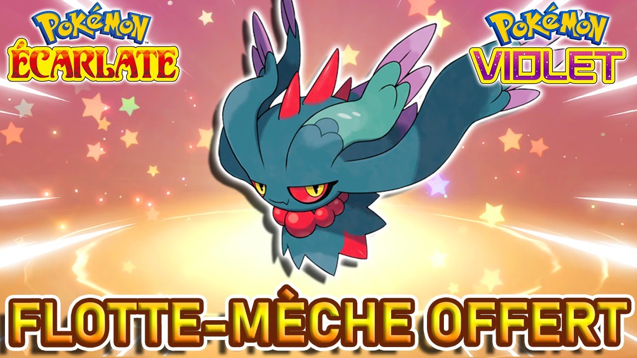 DISTRIBUTION FLOTTE MÈCHE STRATÉGIQUE | Pokémon Violet & Écarlate - YouTube