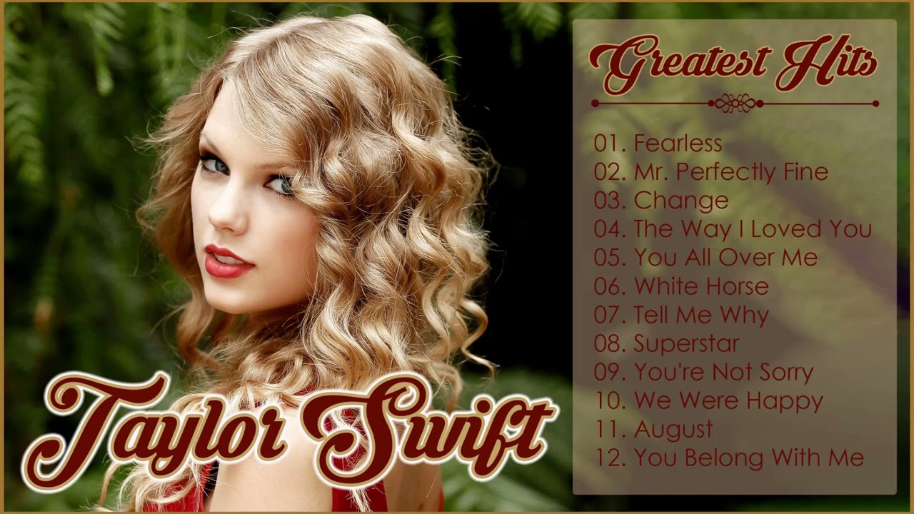 Taylor Swift Best Songs Playlist 2022 - Taylor Swift Greatest Hits ...