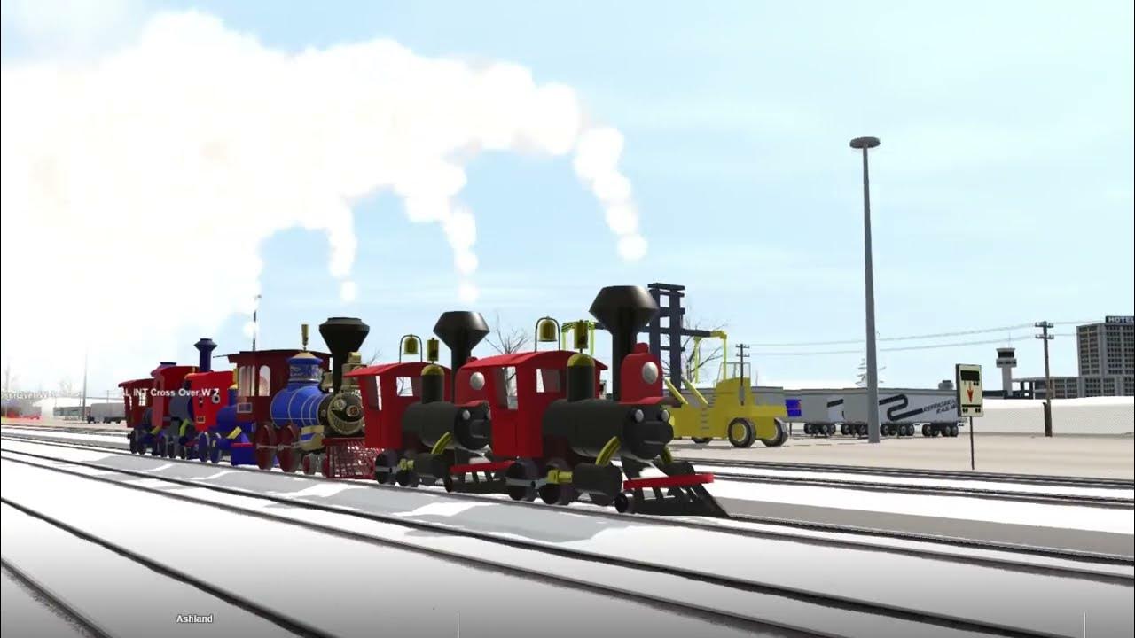 TANGY CASEY JR - CASEY JR - SNOW RIDE! - TRAINZ RAILROAD SIMULATOR - YouTube