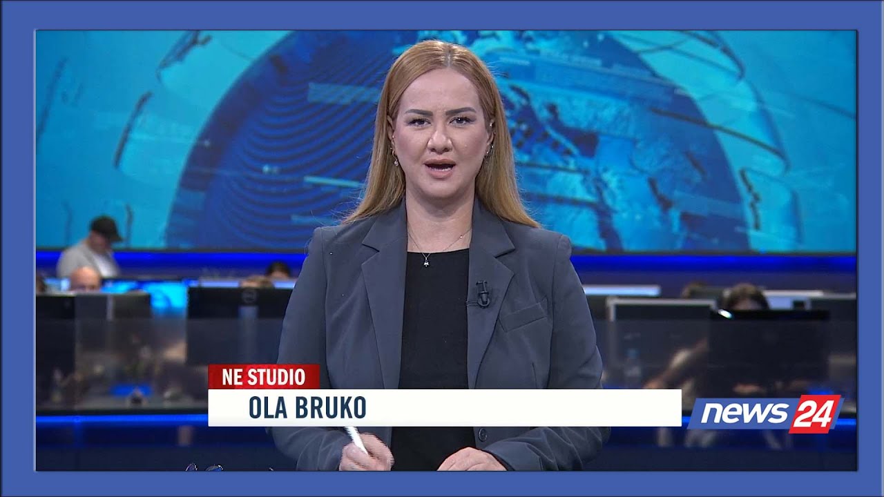 9 nentor 2023 Edicioni i Lajmeve ne News24 ne studio Ola Bruko (Ora 13. ...