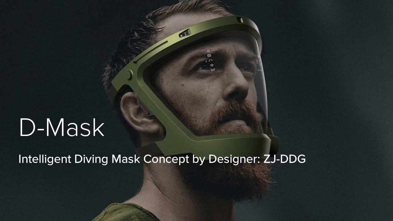 The D-Mask | FUTURISTIC SMART DIVING MASK | DESIGNER ZJ-DDG ...