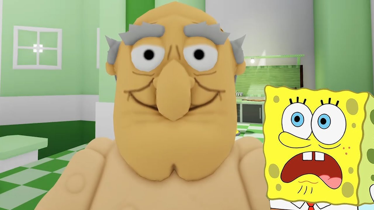 Sundjer Bob - LUDI DEDA - Sundjer Bob na srpskom ROBLOX - YouTube