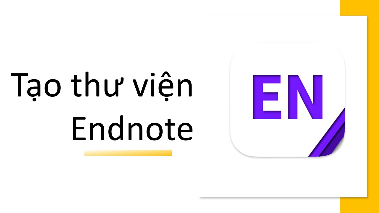 Tạo thư viện Endnote - [Endnote 3/7] - YouTube