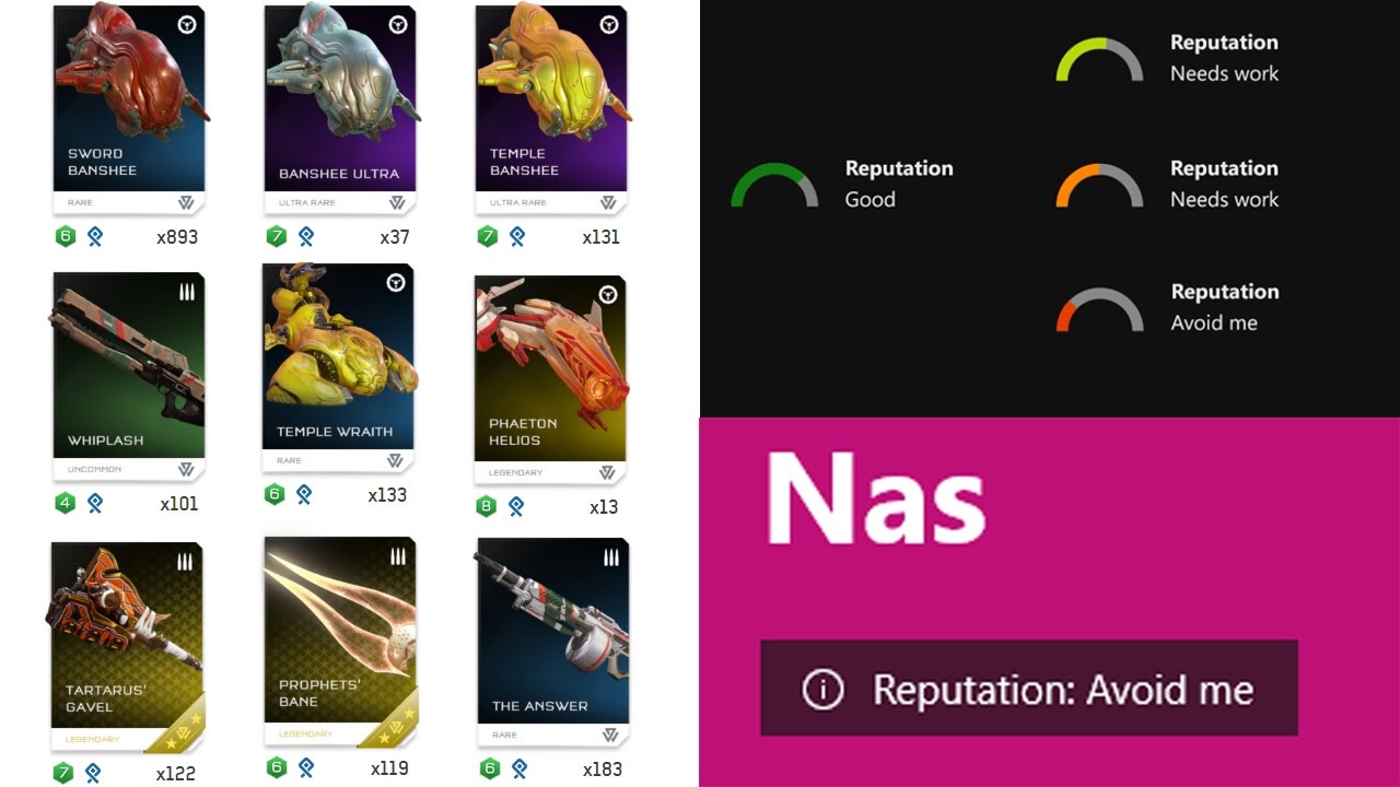Discussing "Avoid Me" Reputation and Showcasing REQ Collection Before ...