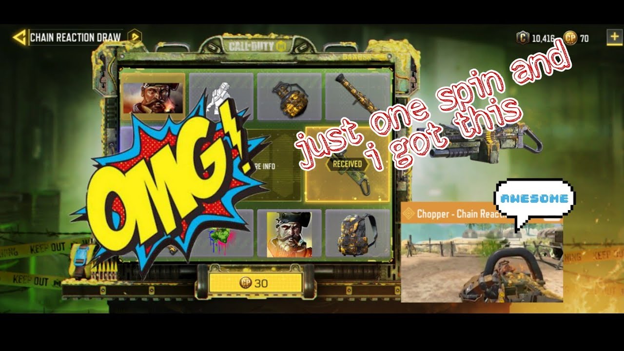 Checkout this new Chopper Gun | CALL OF DUTY MOBILE | - YouTube