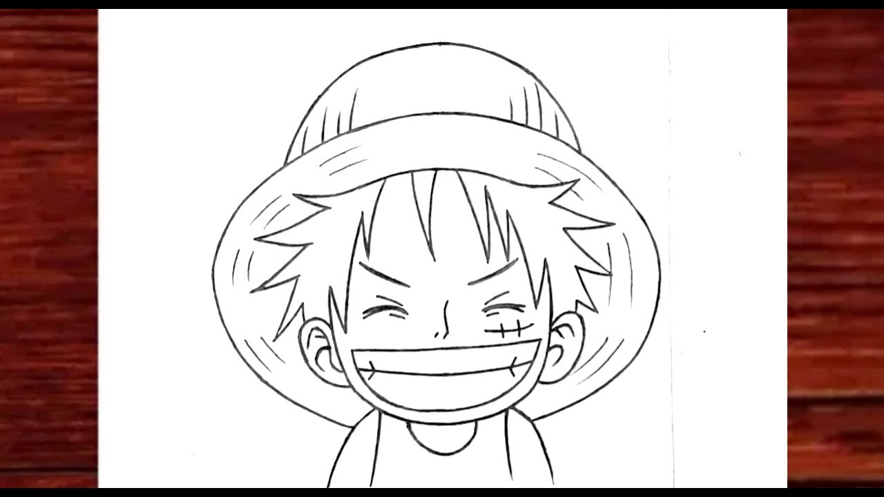How to draw D Luffy kid easy step by step | anime drawing tutorial ...