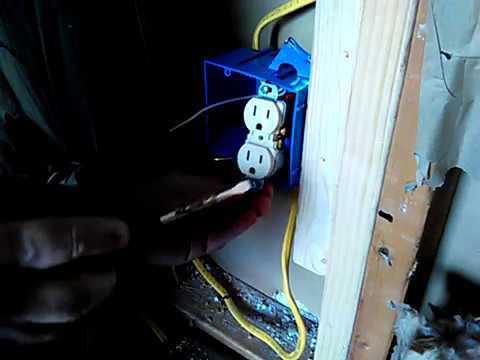 How to wire a double outlet box and feed another outlet box - YouTube