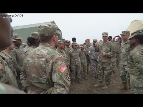 Change of command ceremony for retiring LTG Jeffrey Buchanan - YouTube