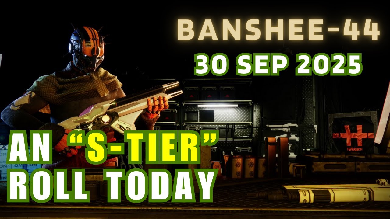 An "S-TIER" roll today - BANSHEE-44 Destiny 2 Gunsmith Official Weapon ...