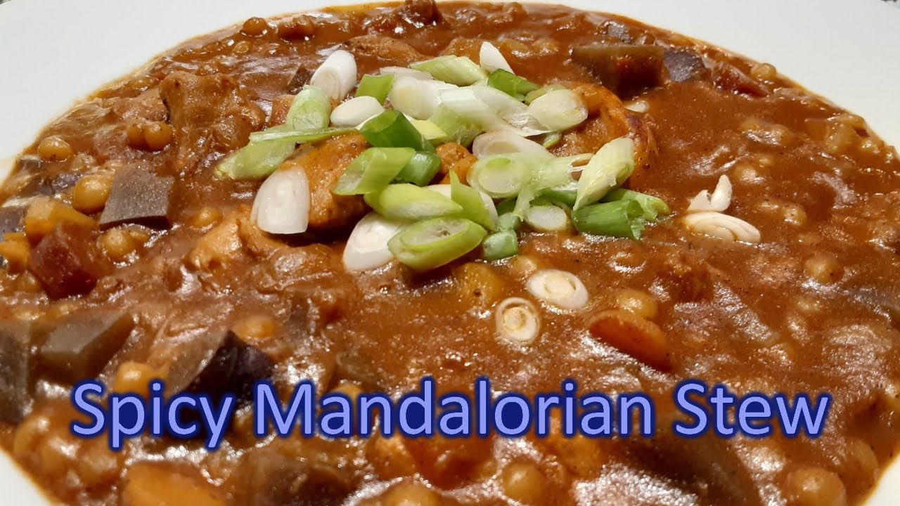 Star Wars Galaxy's Edge Cookbook: Spicy Mandalorian Stew - YouTube