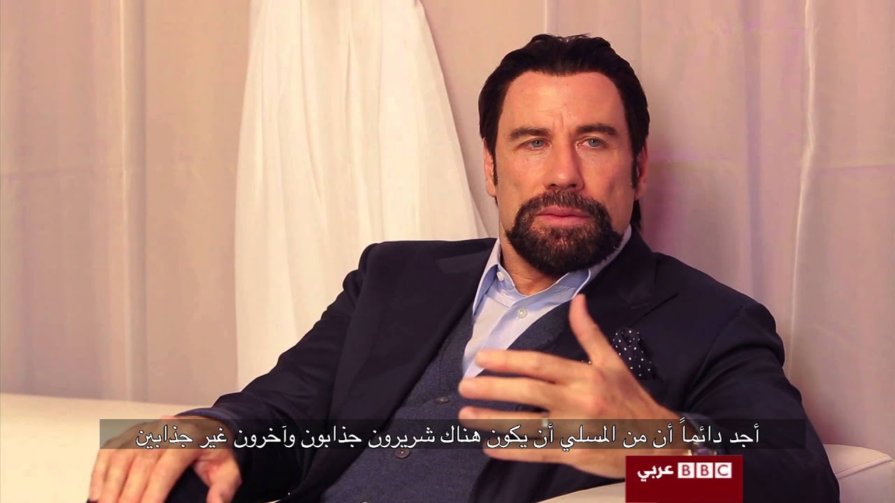 سينما بديلة Cinema Badila - Interview with John Travolta - YouTube