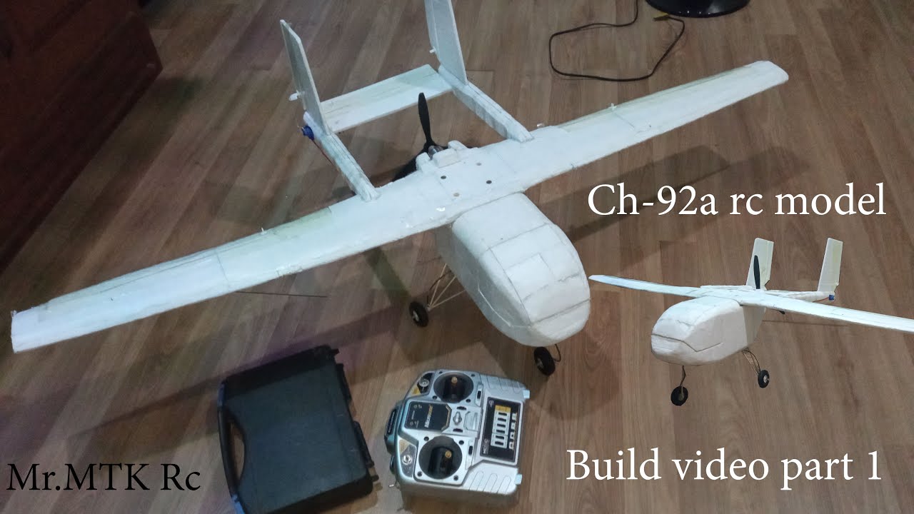 Ch-92 a rc model build video part 1// Mr.MTK Rc #mrmtkrc #rcaircraft # ...
