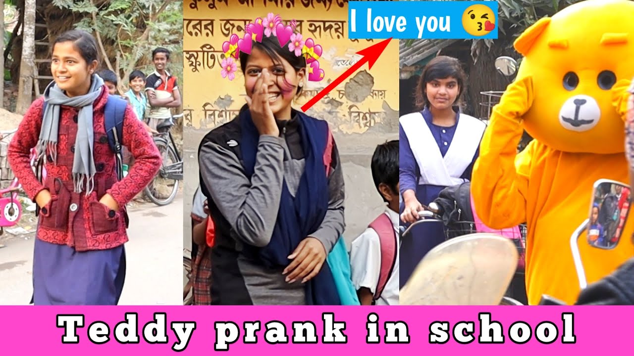 prank on school girl /school girl prank / Comedy Video / school Prank ...