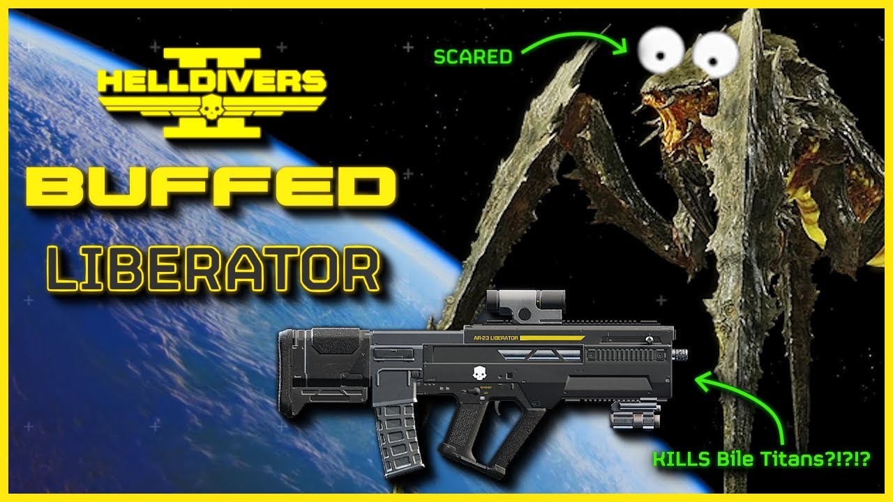 Buffed Assault Rifles | AR-23 Liberator | Helldivers 2 - YouTube