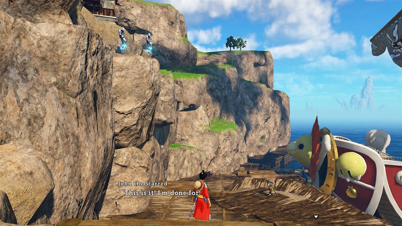 One Piece World Seeker Protect Amber Harbor- Go To The Thousand Sunny ...