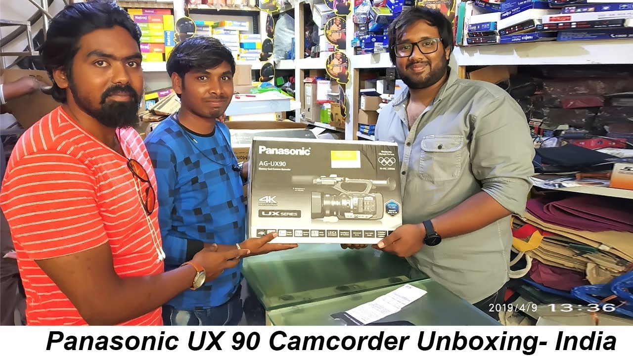 Panasonic UX 90 Camcorder Unboxing- India || 4K camcorder || 4k ...