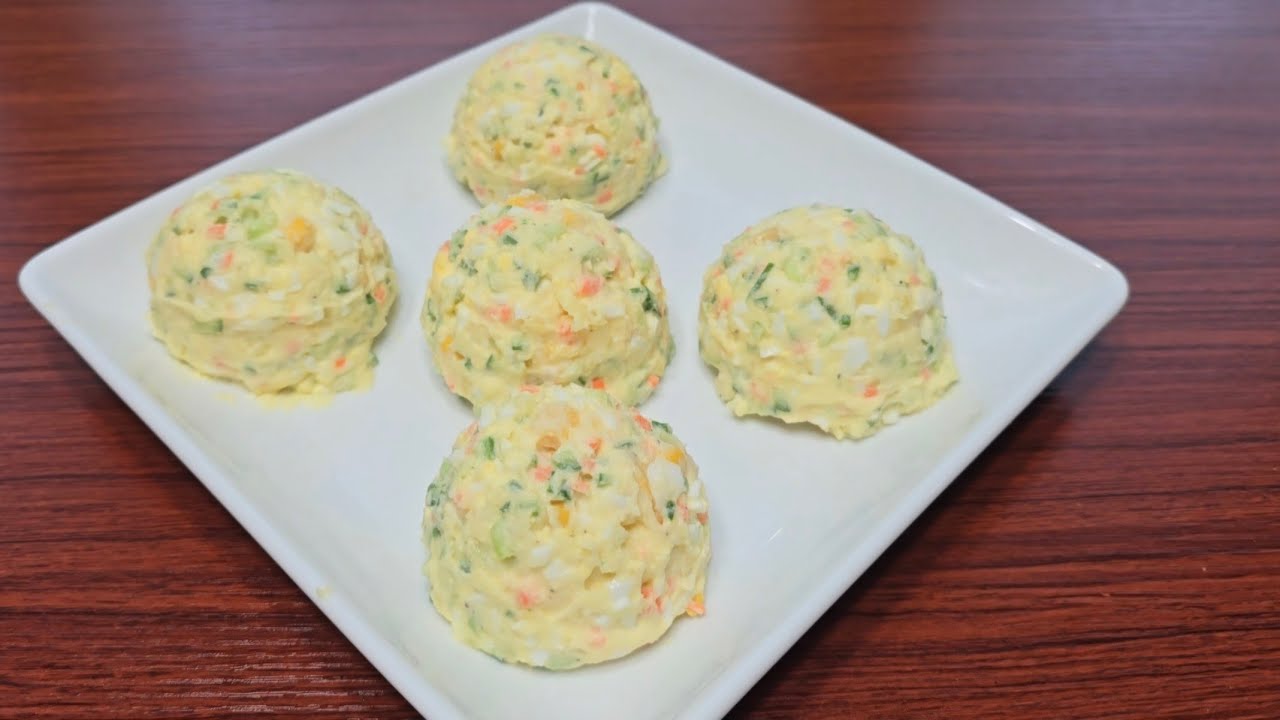 mash potatoes salad - YouTube