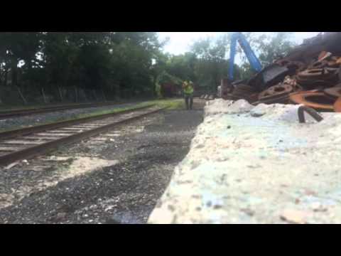 Quick time lapse: Conrail delivering scrap gondolas for Brick Recycling ...