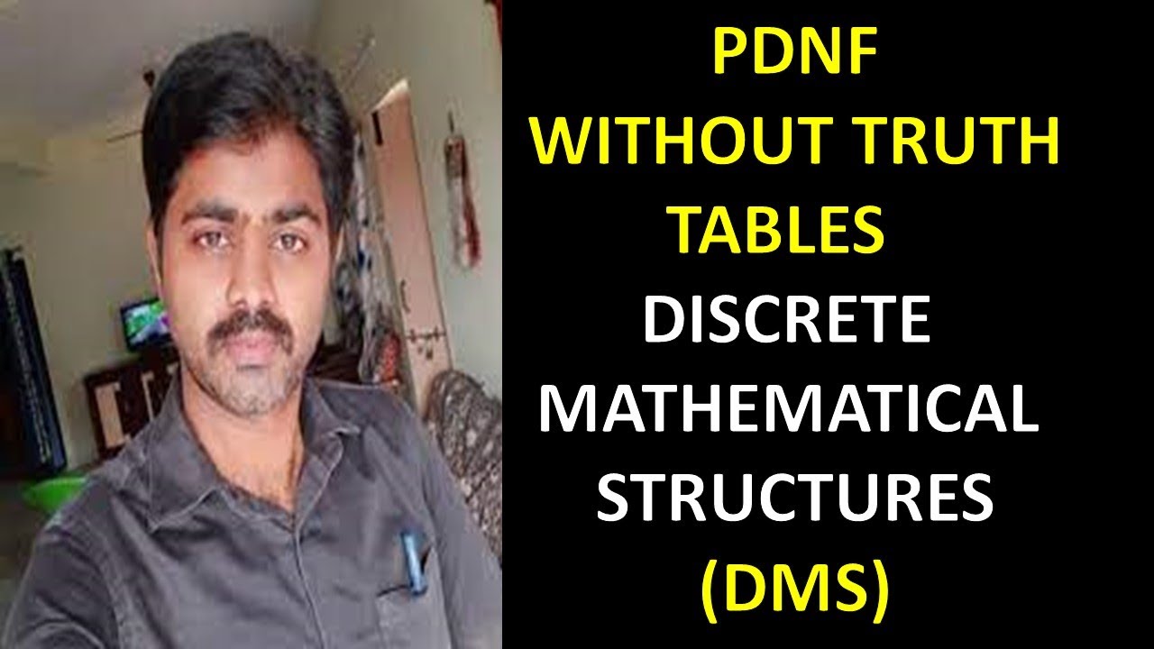 Principal Disjunctive Normal Form || PDNF||Solved Examples || Procedure ...