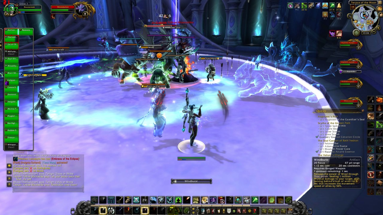 WoW Tomb of Sargeras - Sisters of the Moon - Raid Normal 1080p HD - YouTube