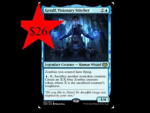 $26 Geralf, Visionary Stitcher Commander Deck - YouTube