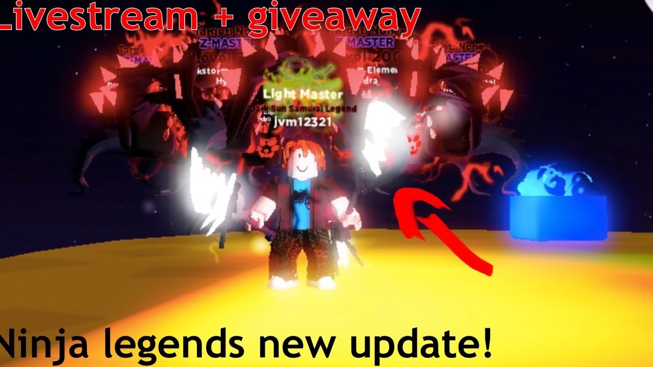Giveaway, How to do glitch and more! Ninja legends Elements update ...