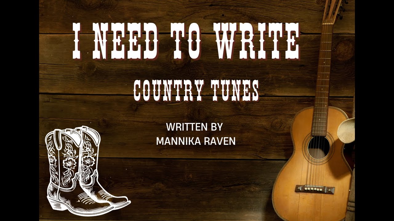 I Need to Write - YouTube