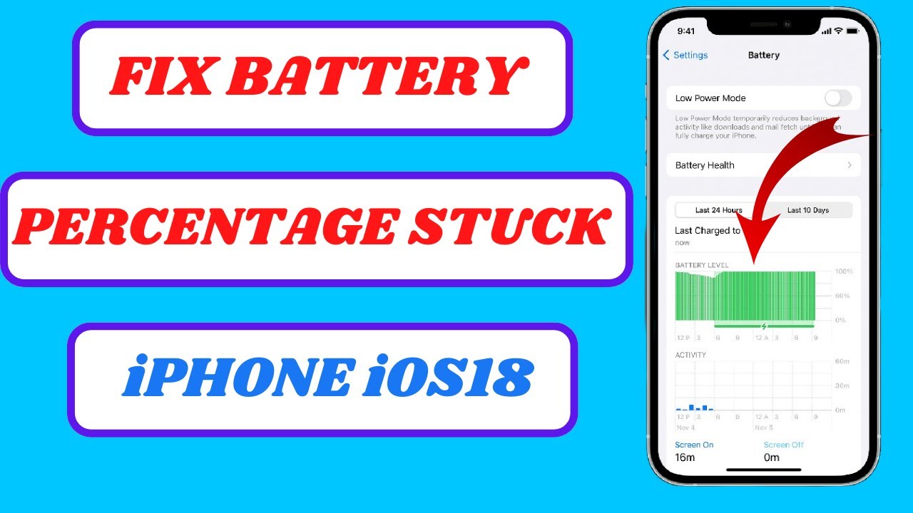 Battery Percentage Stuck on iPhone (iOS 18)? Here’s How to Fix It Fast ...